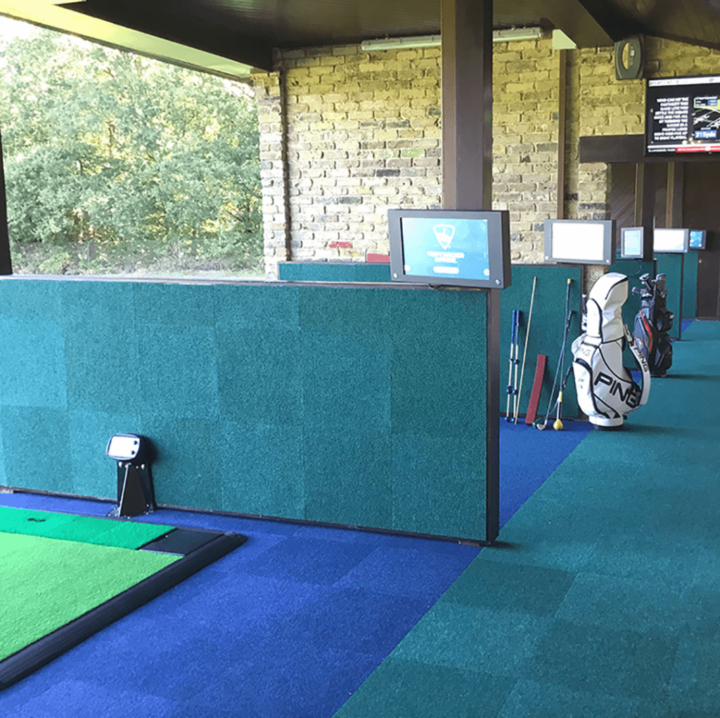 Spikemaster Carpet Tiles, spike proof, golf driving range