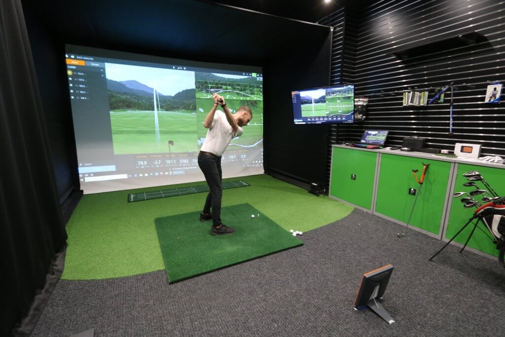 Home Golf Simulator Enclosure 3m W X 3m H X 1m D (Frame & Screen ...