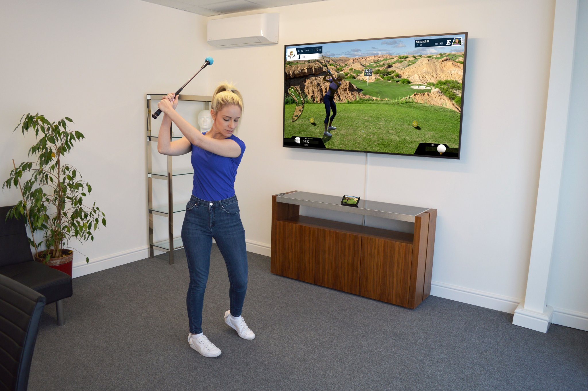 Phigolf WGT Edition Mobile Golf Game Simulator | Golf Swing Systems