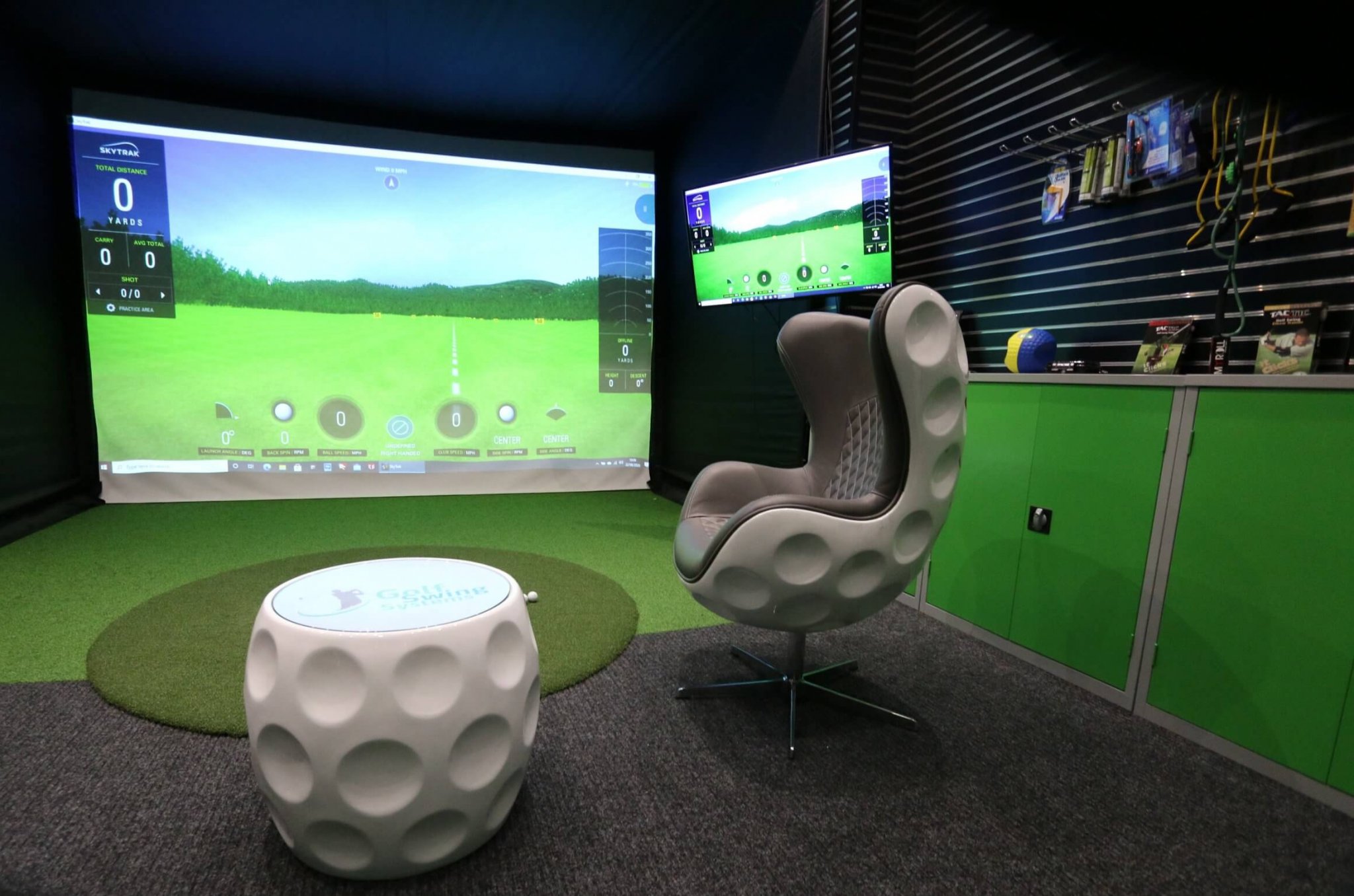 The Golf Ball Dimple Chair & Table | Golf Swing Systems