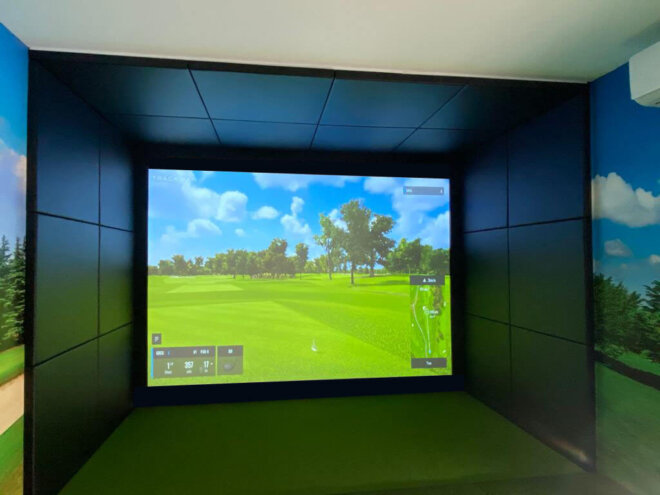 Foam and Faux Leather, Wall and Ceiling Protection. | Golf Swing Systems