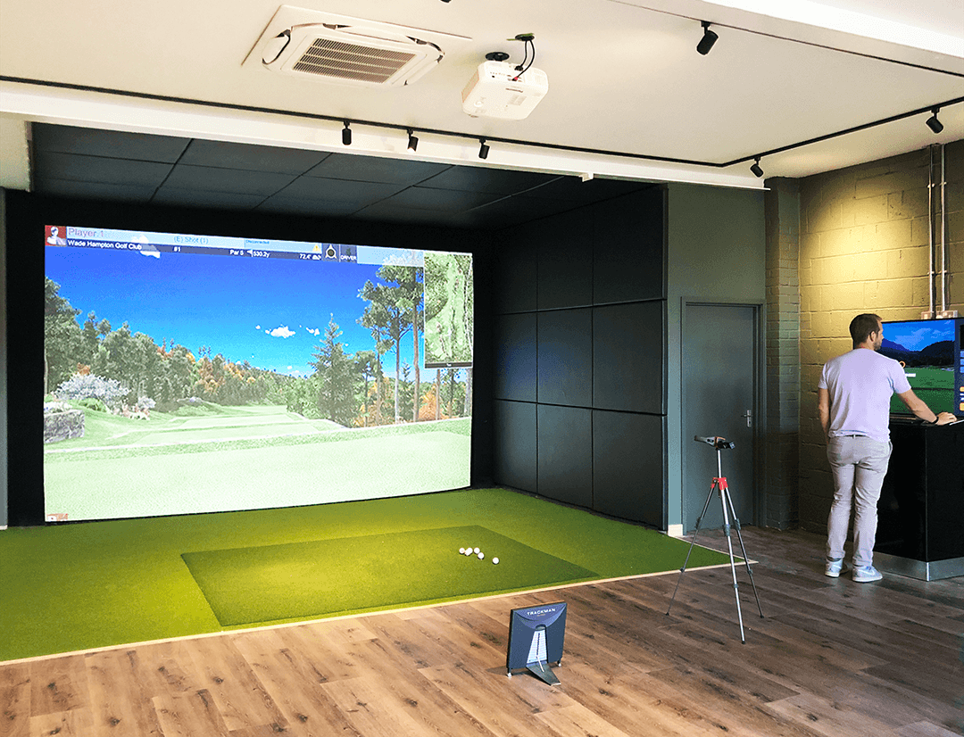 Faux Leather Ceiling & Wall Protection | Golf Swing Systems