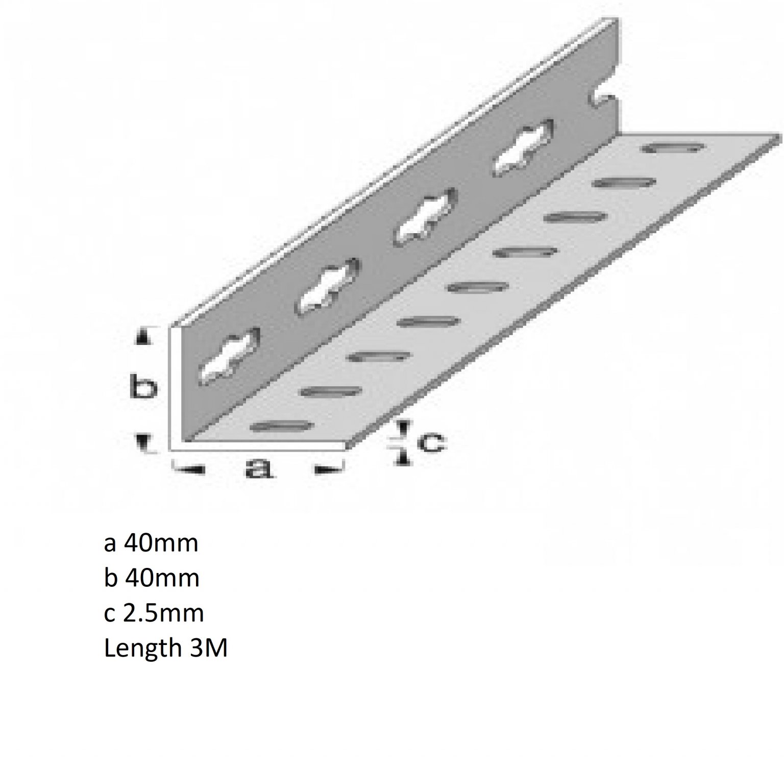 Galvanised Steel Angle for VISTA & PANORAMIC Screen | Golf Swing Systems