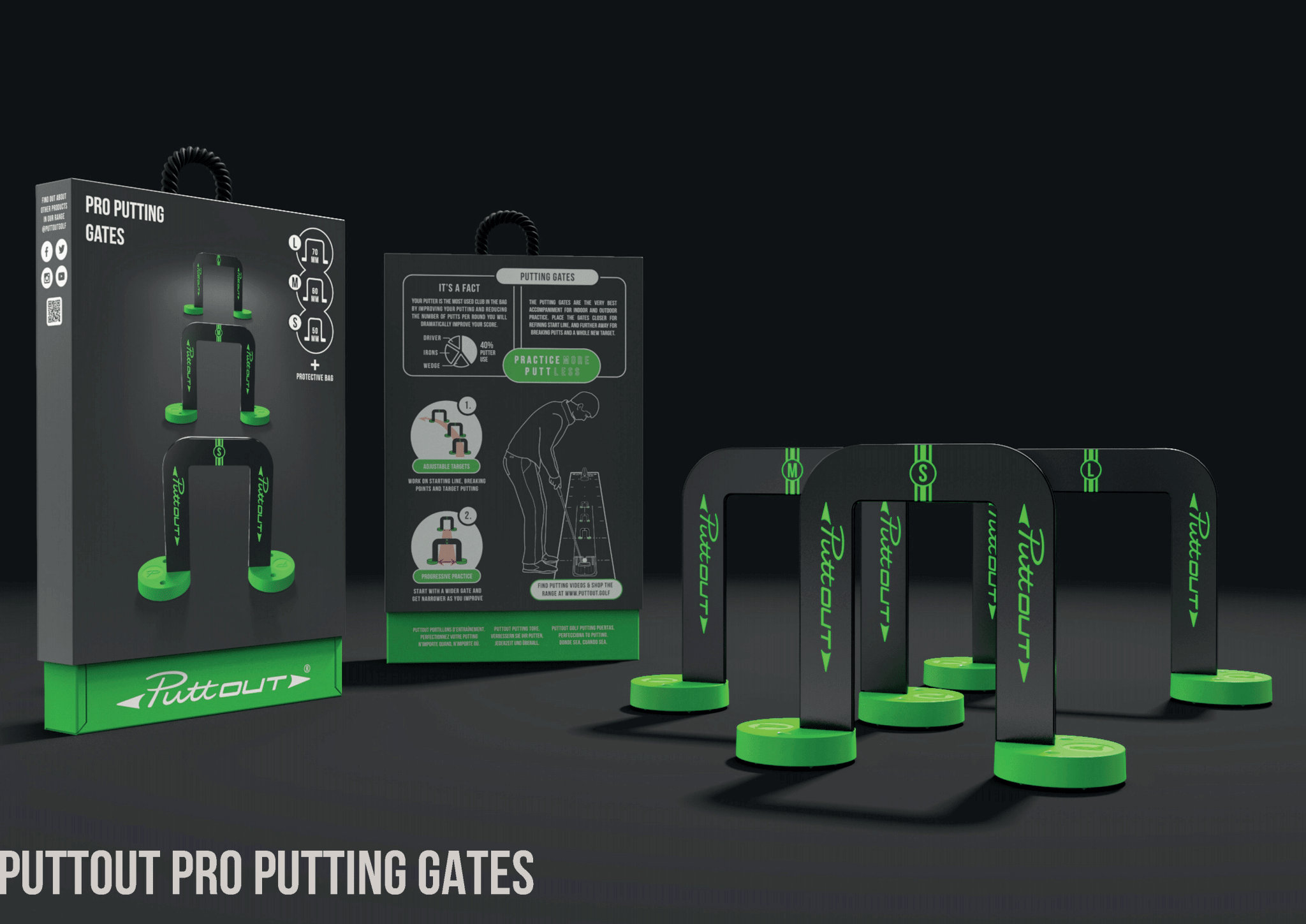 PuttOUT Pro Putting Gates | Golf Swing Systems