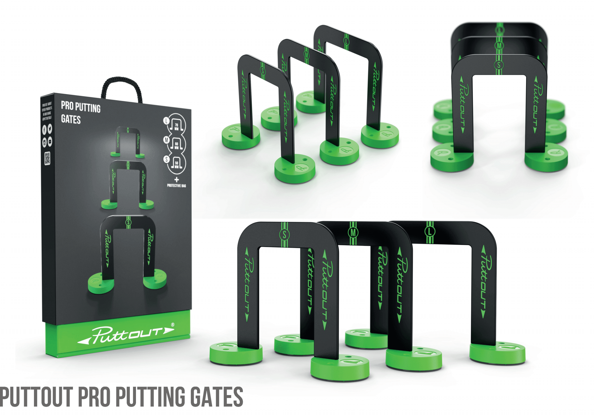 PuttOUT Pro Putting Gates | Golf Swing Systems
