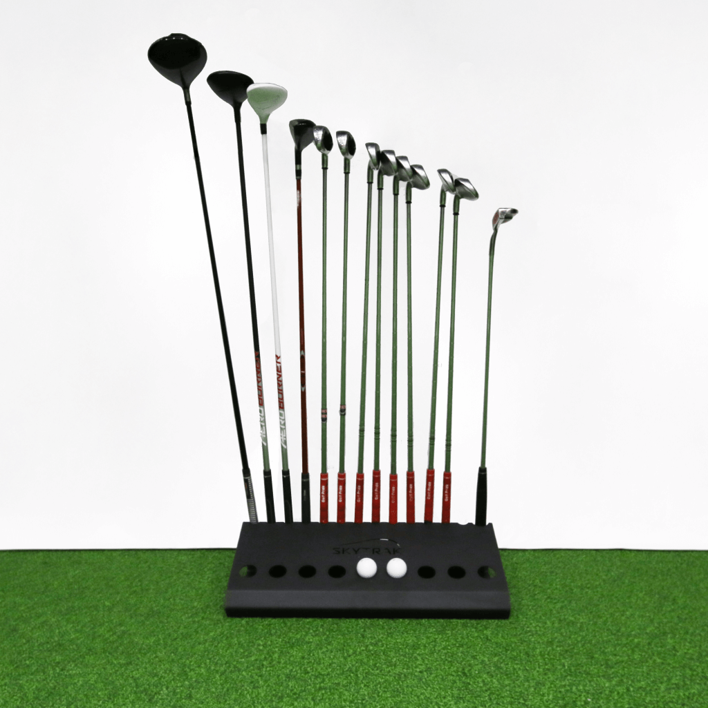 SkyTrak Golf Club Rack | Golf Swing Systems