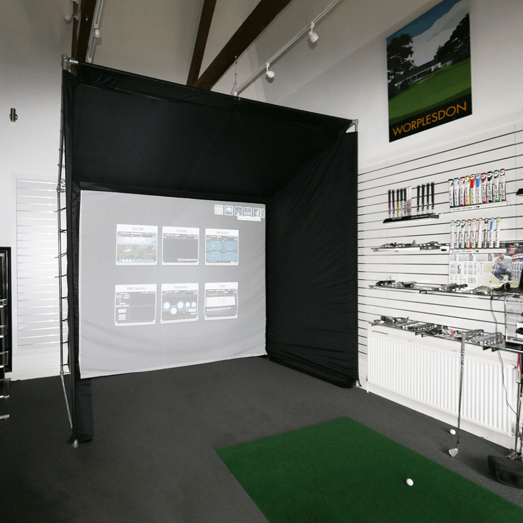 Home Golf Simulator Enclosure 2.5m W X 2.5m H X 1m D (Frame & Screen ...
