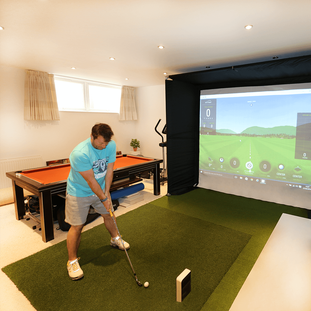 Golf Impact Screen - Panoramic Archery Simulator Screen | Golf Swing Sytems