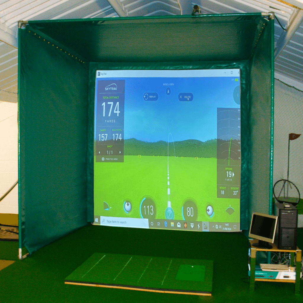 Home Golf Simulator Enclosure 2.5m W X 2.5m H X 1m D (Frame & Screen ...