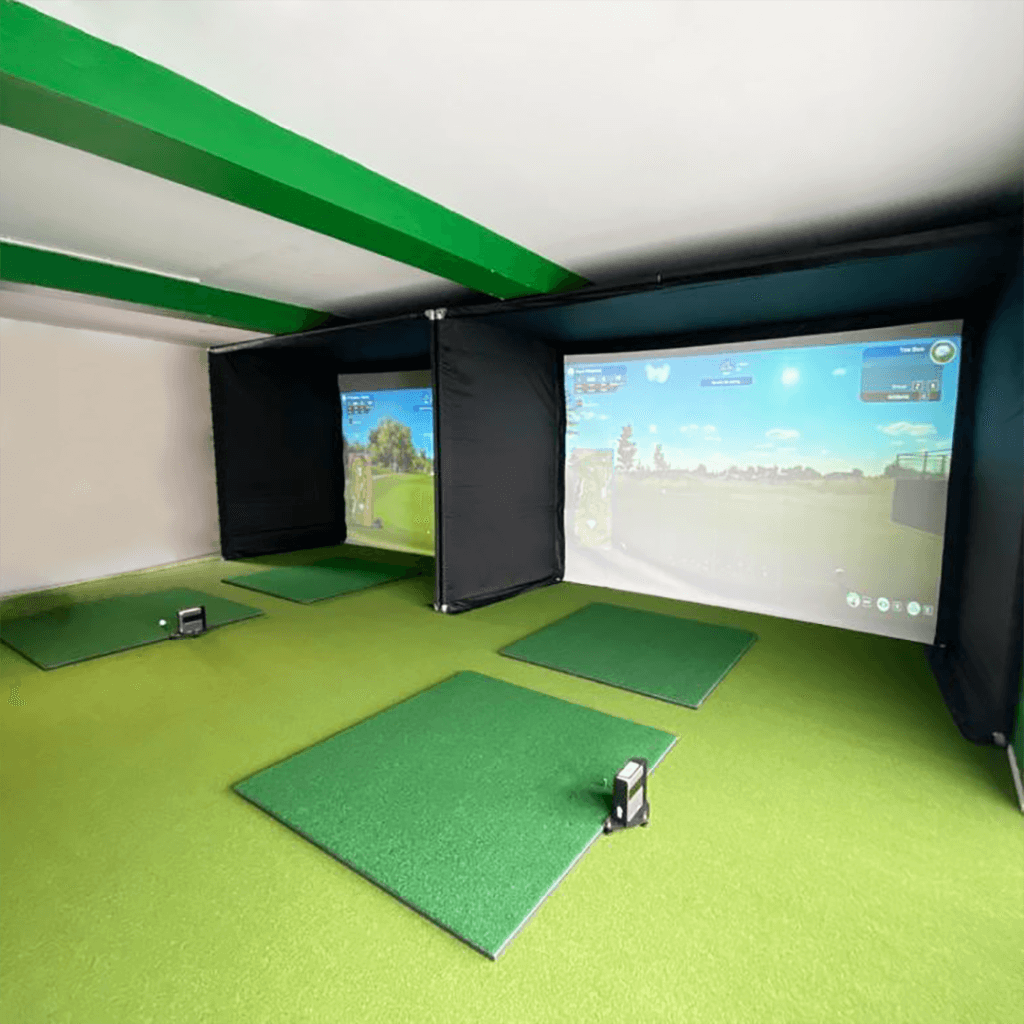 Home Golf Simulator Enclosure 2.5m W X 2.5m H X 1m D (Frame & Screen ...