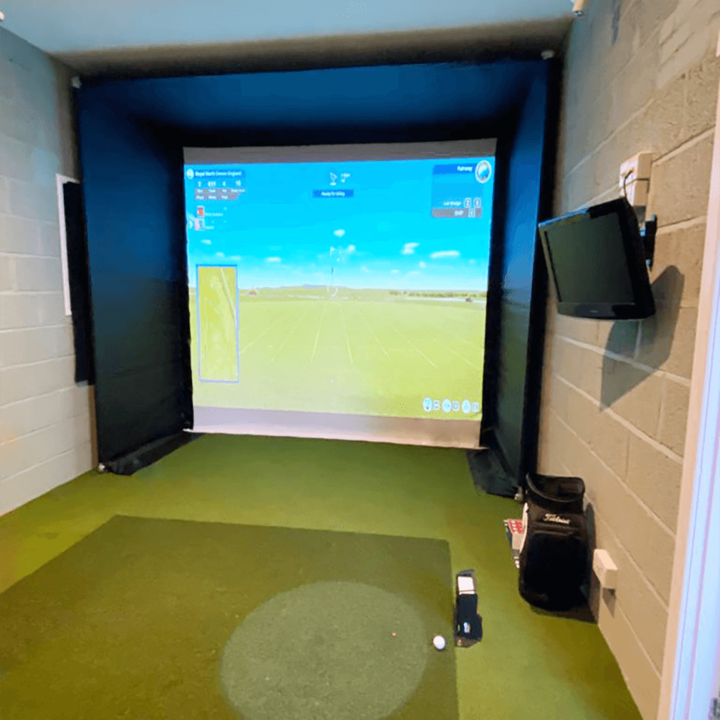 Home Golf Simulator Enclosure 2.5m W X 2.5m H X 1m D (Frame & Screen ...