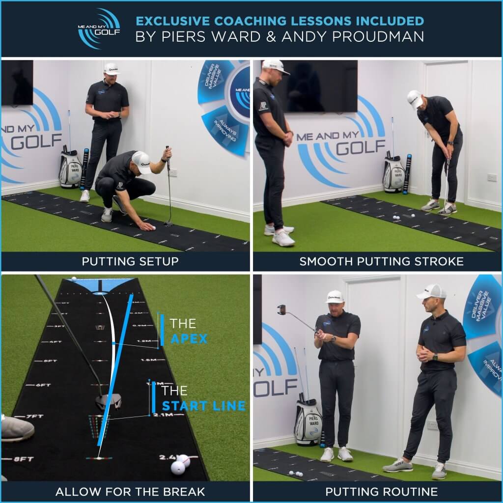 Me and My Golf Breaking Ball Putting Mat | Golf Swing Systems