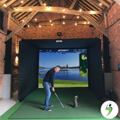 Trackman IO Ceiling Mounted Launch Monitor & Simulator | Golf Swing Systems