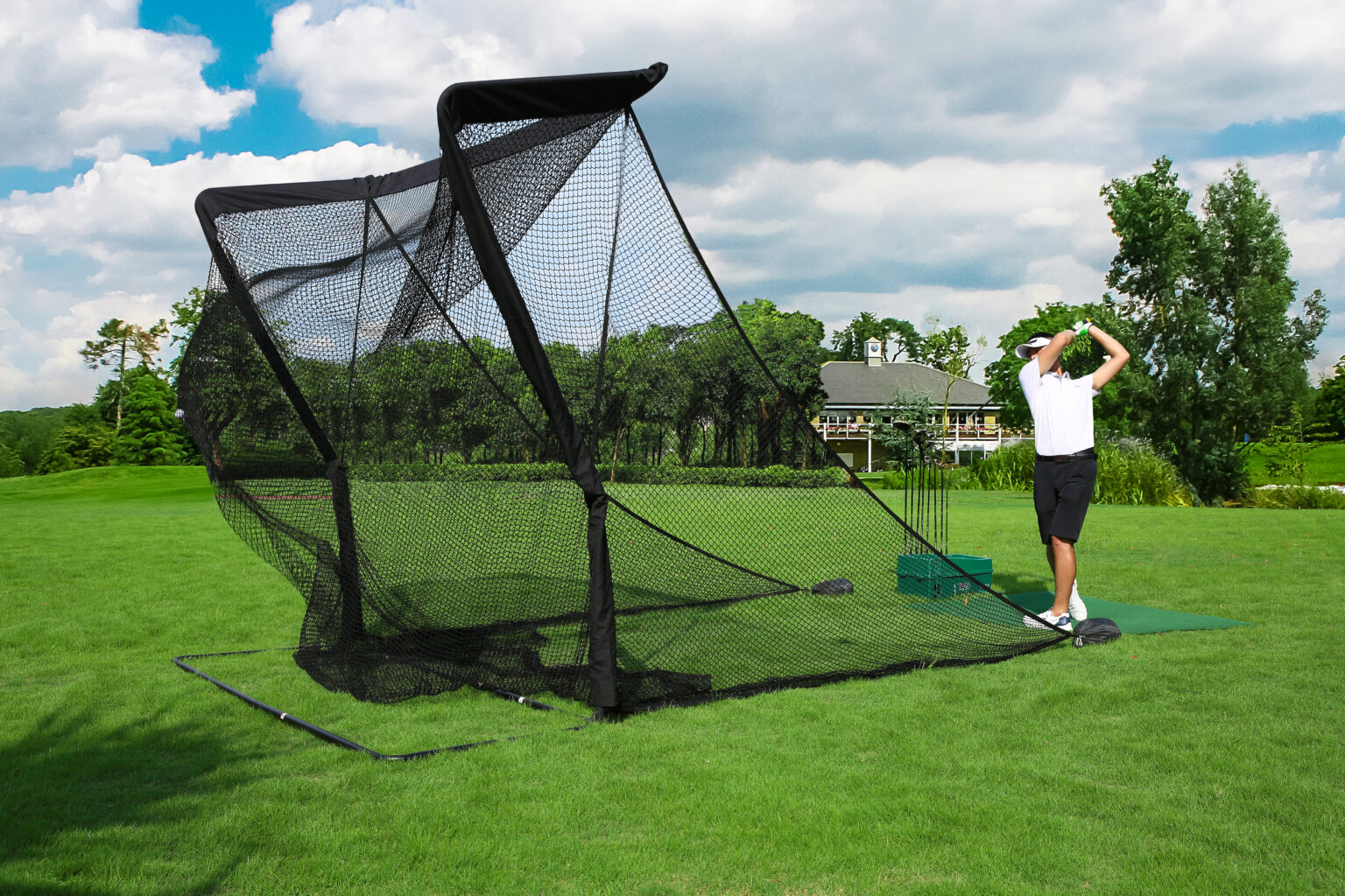 SimSpace Deluxe Home Driving Net | Golf Swing Systems
