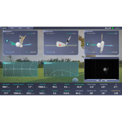 ProTee VX - Ceiling Mounted Launch Monitor - Includes 2 Slow-Mo Cameras ...