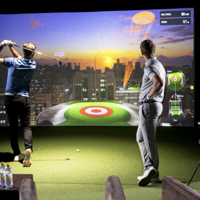 TrackMan IO Ceiling Mounted Launch Monitor & Simulator | Golf Swing Systems