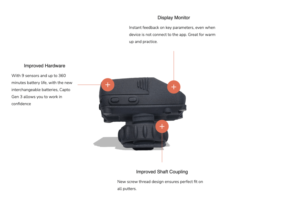 Capto Gen. 3 | Golf Swing Systems