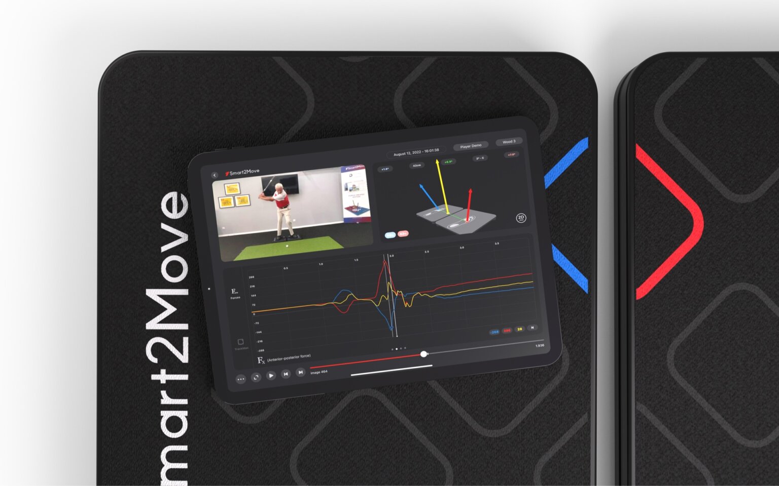 Smart2Move 3D Dual Force Plates | Golf Swing Systems