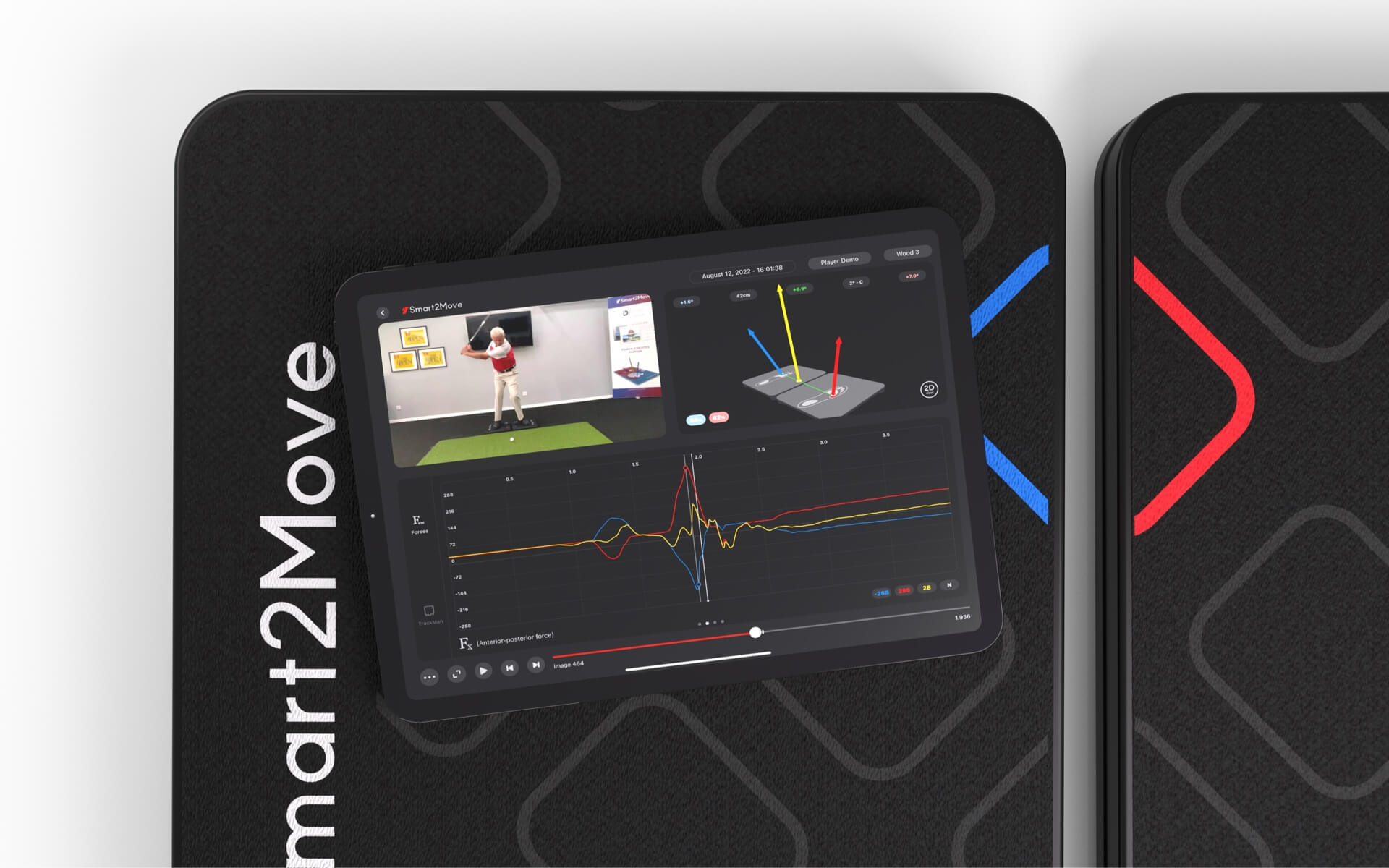 Smart2Move 3D Dual Force Plates | Golf Swing Systems